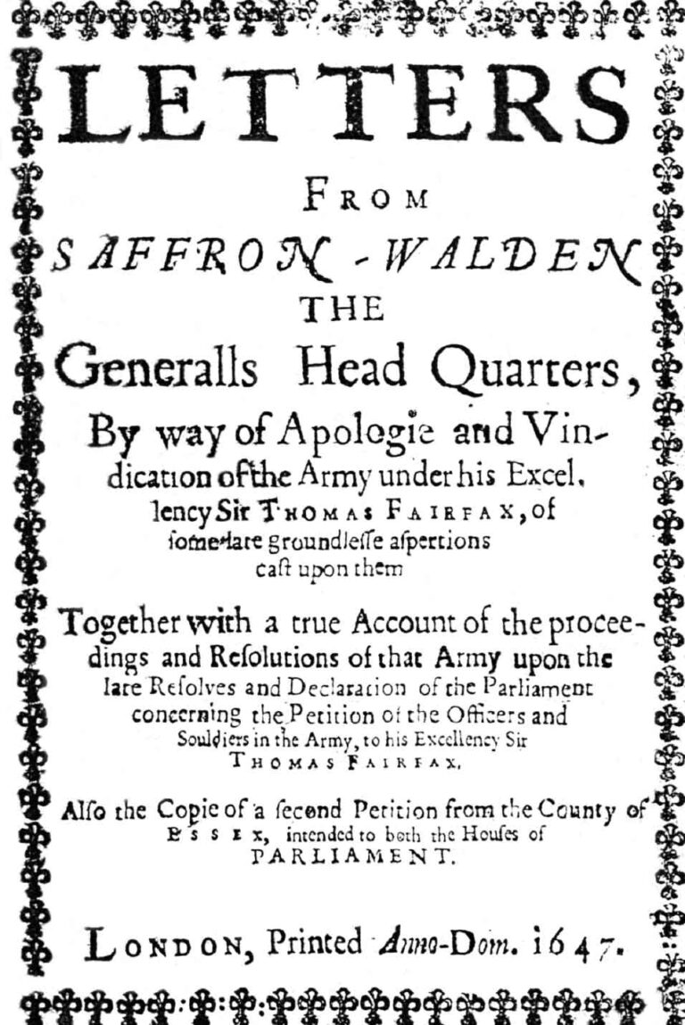 Saffron Walden and the Struggle for Democracy - Saffron Walden ...